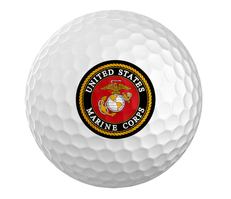 US Marine Corp Logo Golf Balls | StockPins.com