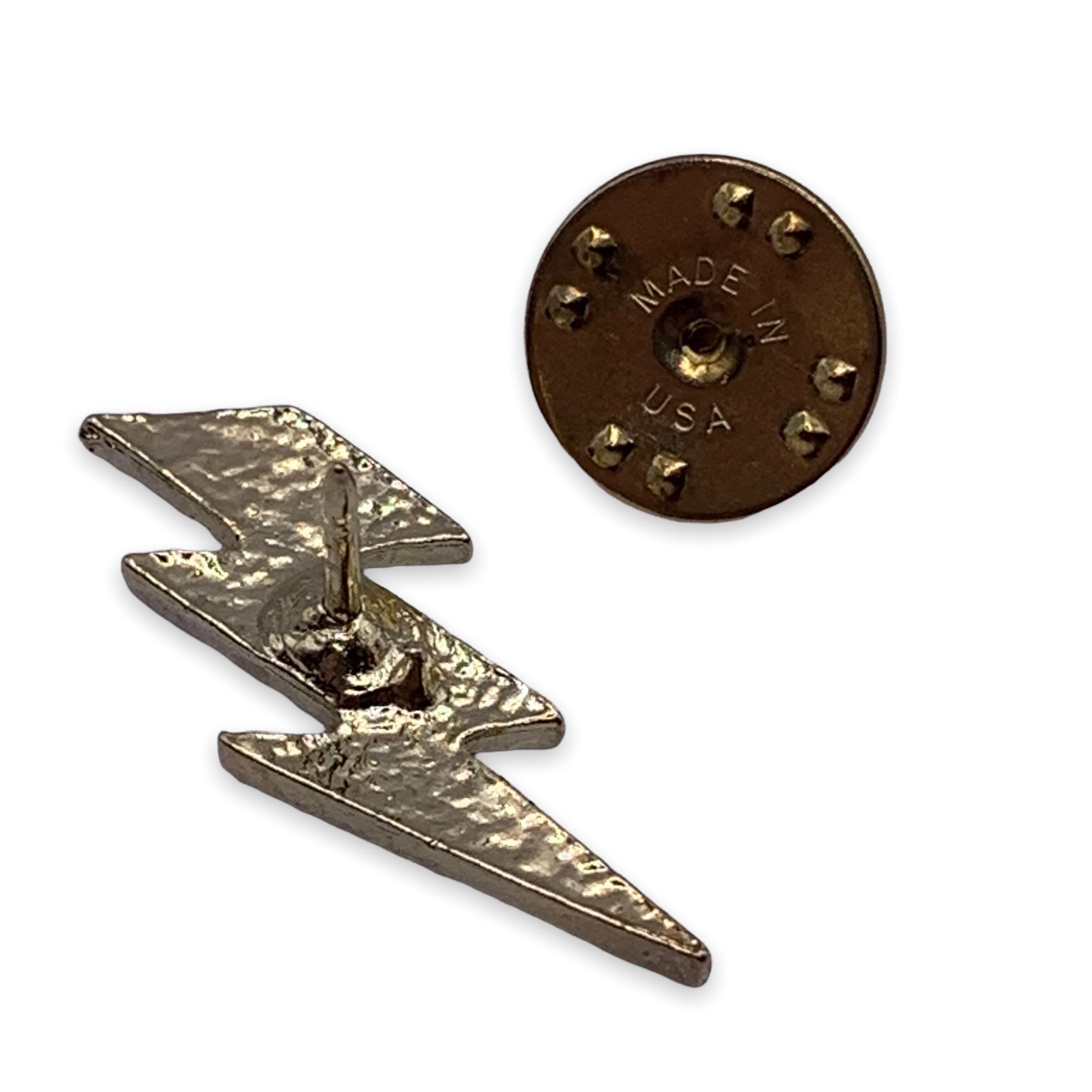 Lightning Bolt Lapel Pin | Lightning Bolt Apparel | StockPins.com