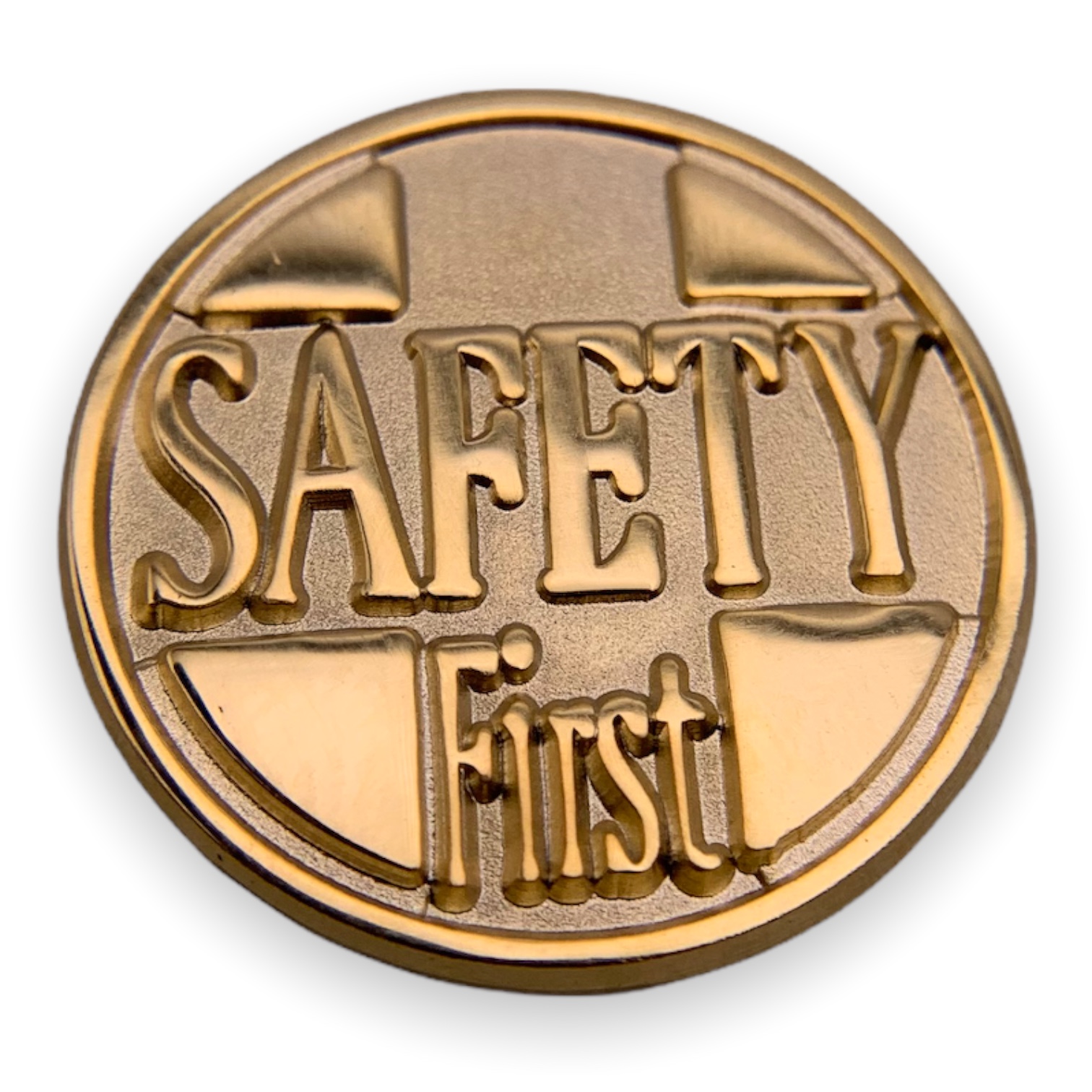 Safety First Safety Program Lapel Pin | StockPins.com