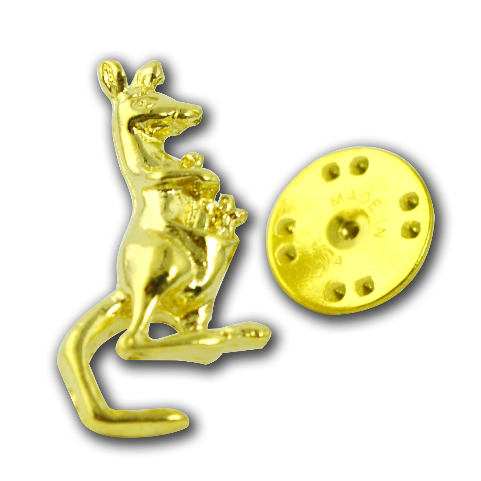 Kangaroo Lapel Pin | Australia | StockPins.com