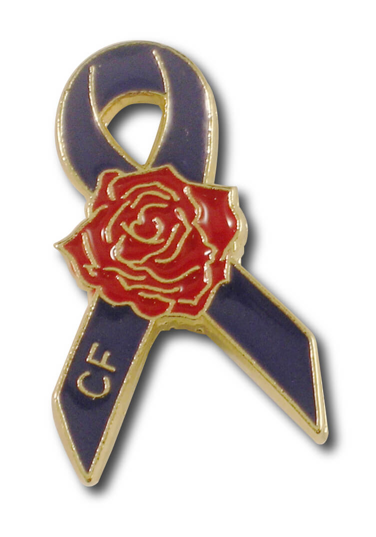 Cystic Fibrosis Ribbon Pin | Cystic Fibrosis Awareness Merchandise