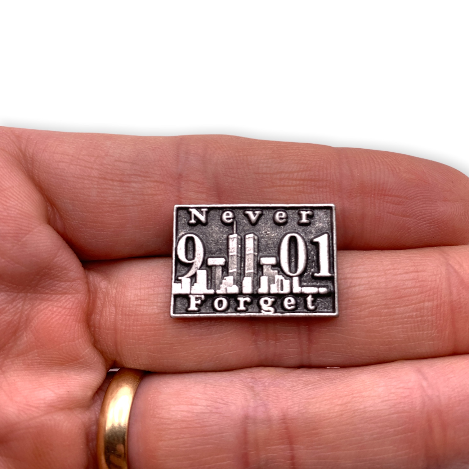 B27 911 Never Forget September 11 Pin | StockPins.com
