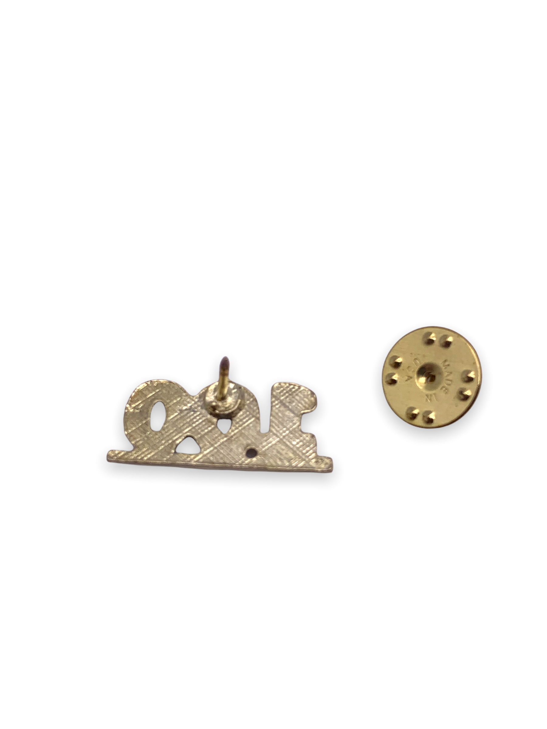 100 Lapel Pin | Glitter Number Lapel Pin | Stockpins.com
