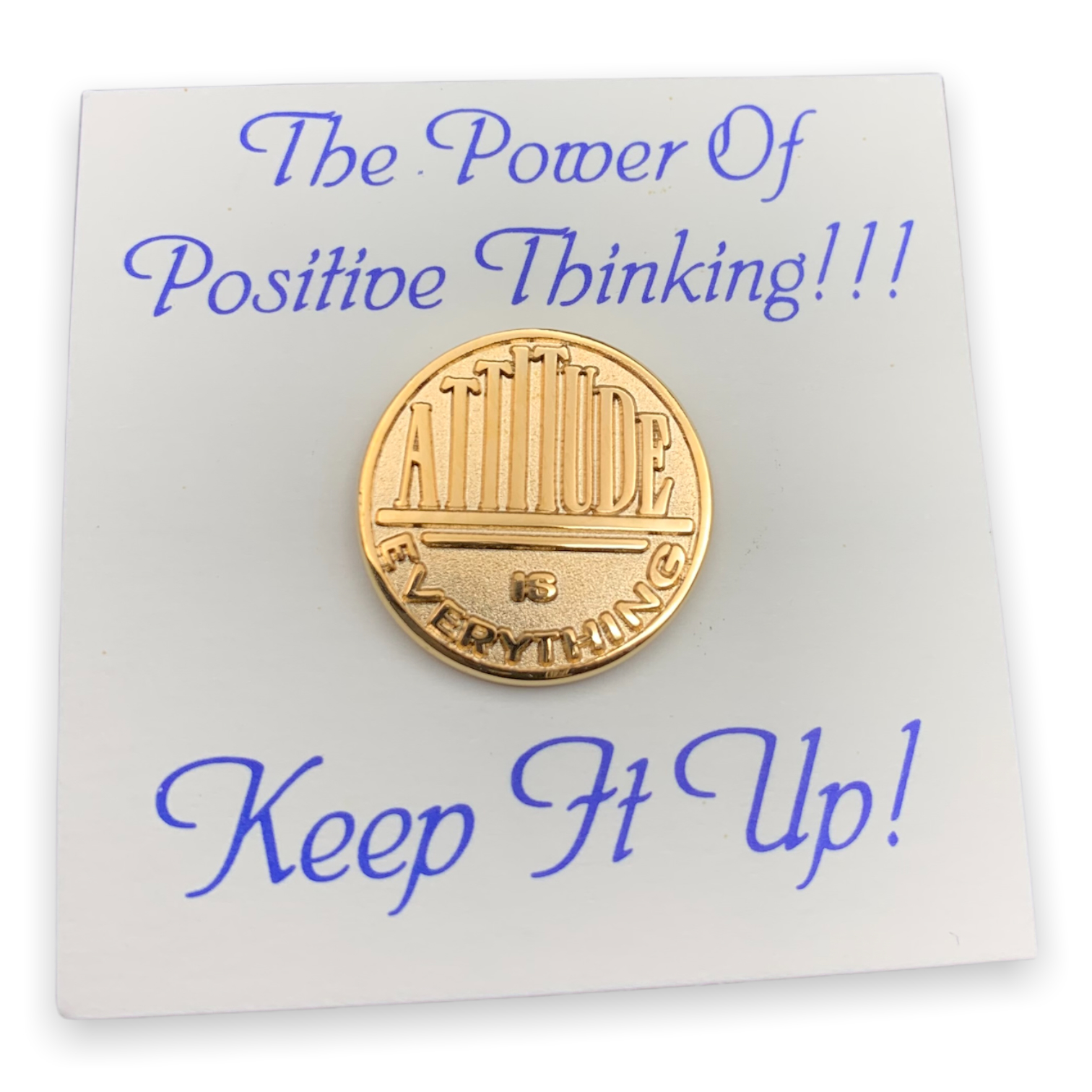 Attitude is Everything Lapel Pin | StockPins.com