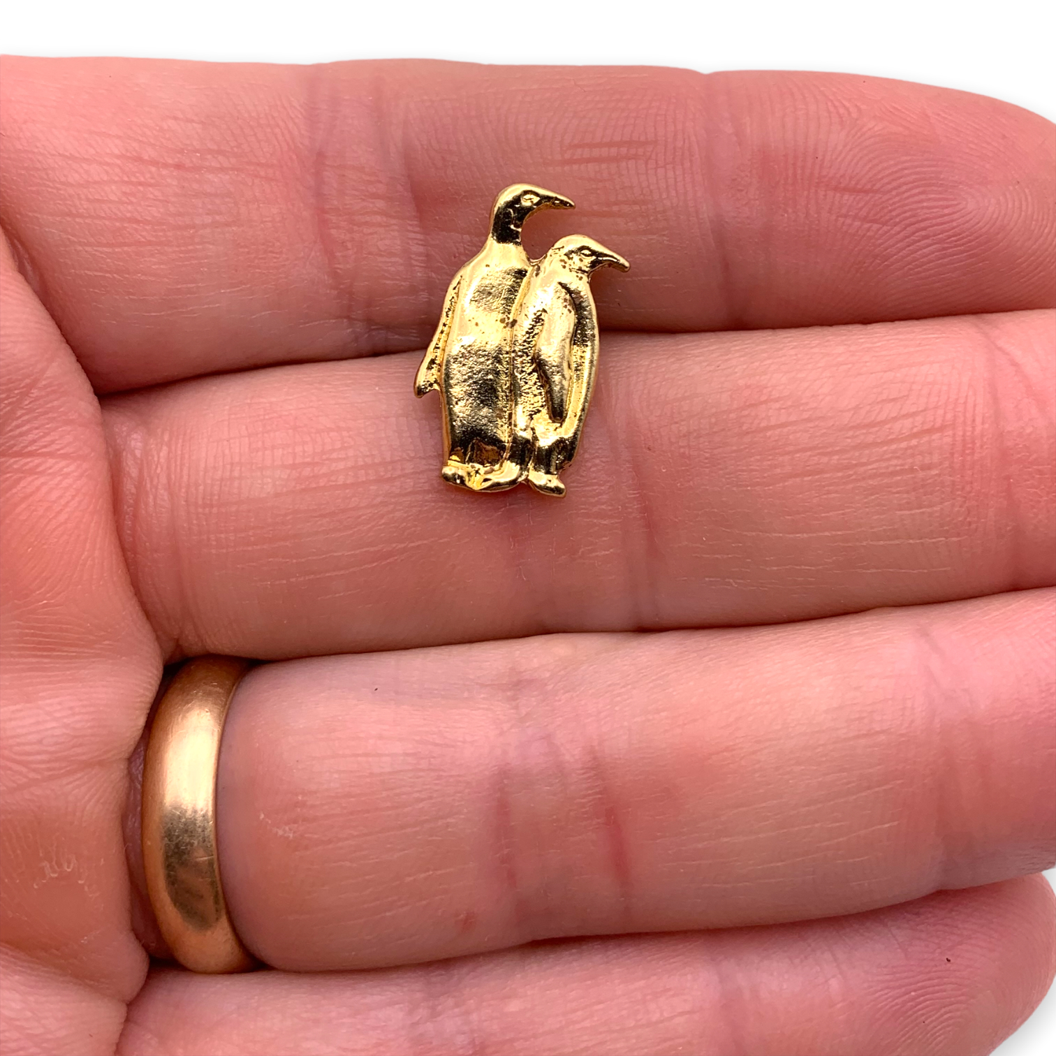 Two Penguins Lapel Pin | StockPins.com