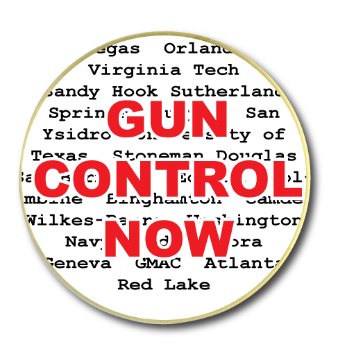 Gun Control Now Lapel Pin | Support Gun Control Pin