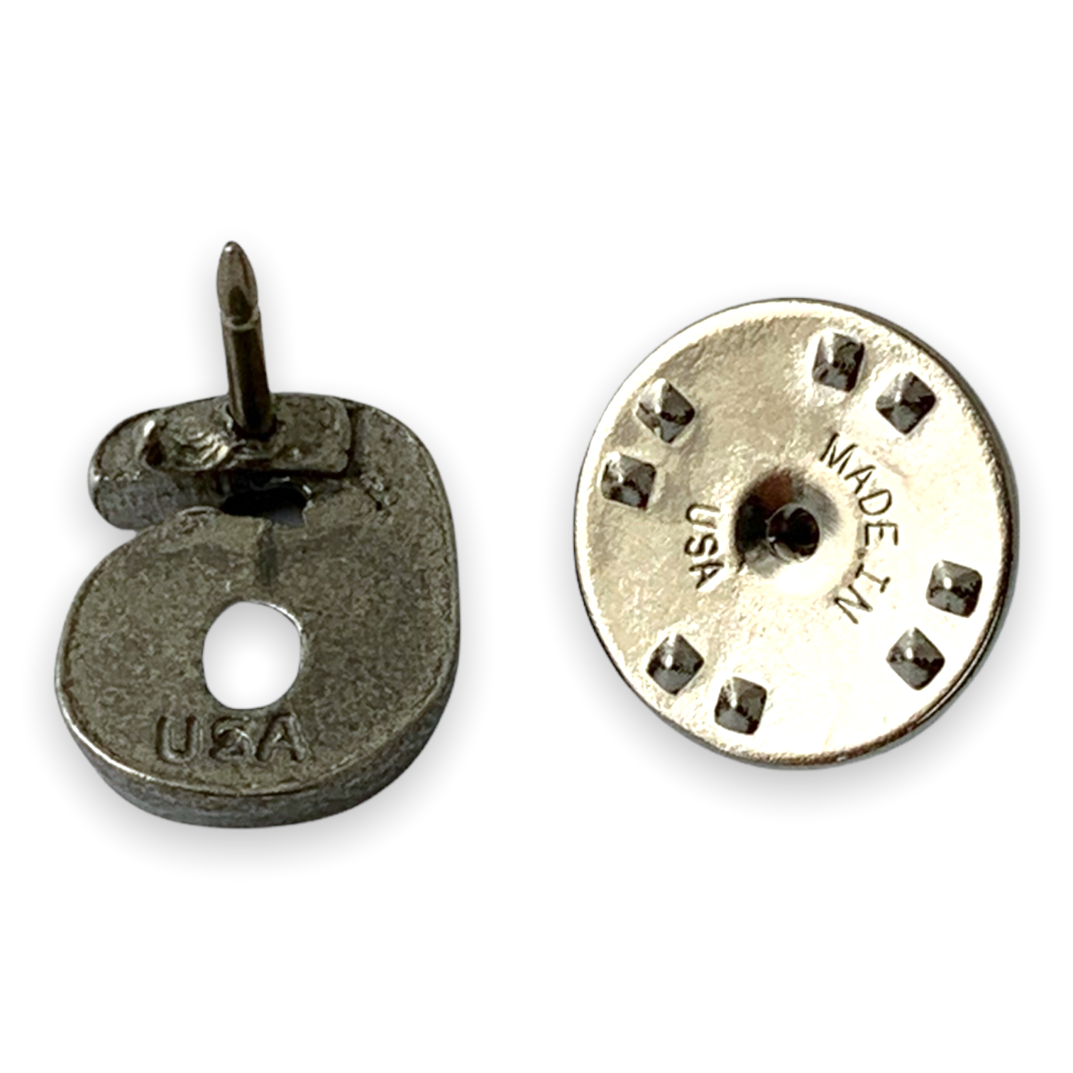 NUMBER 6 Six LAPEL PIN | STOCKPINS.COM