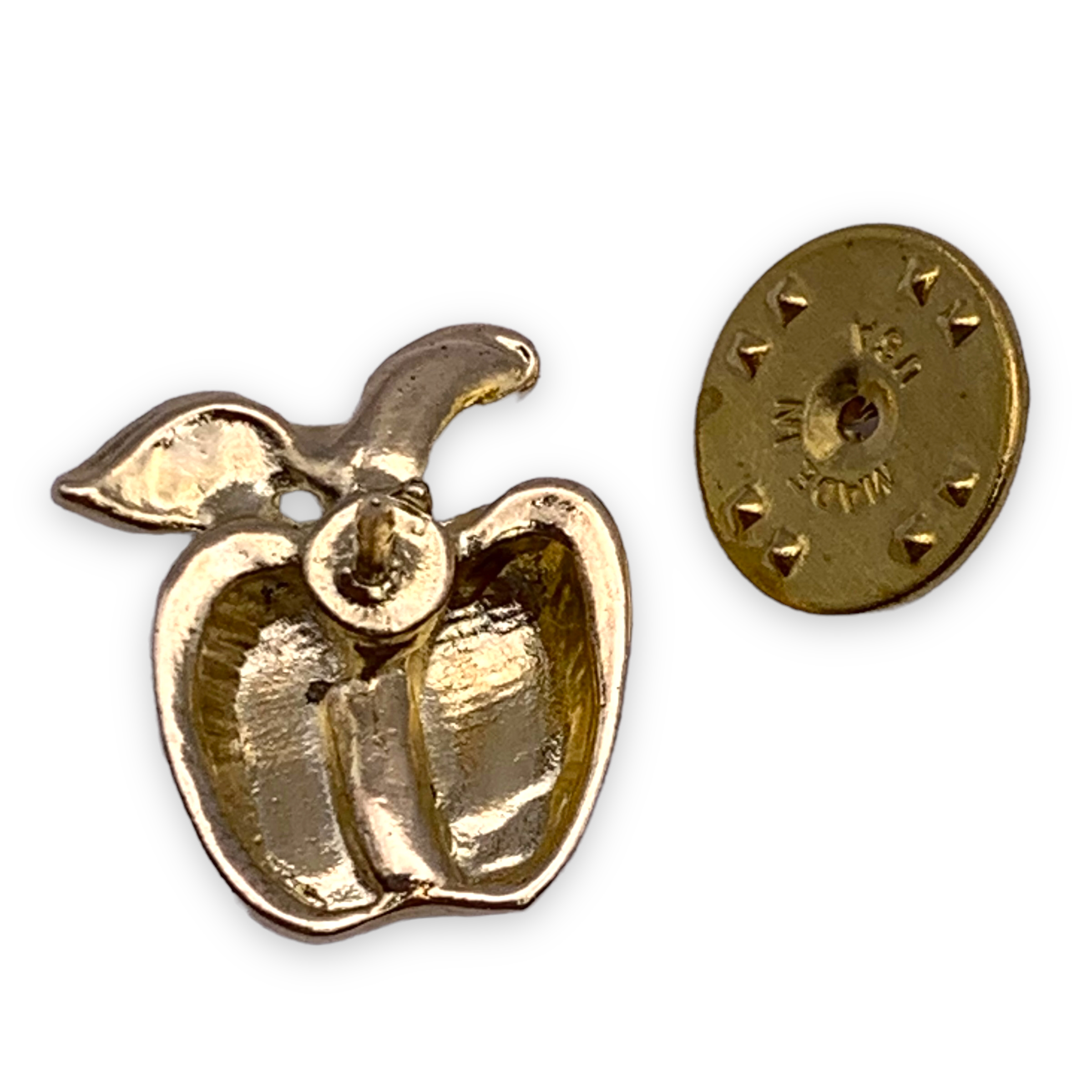 Golden Apple Award Pin | Apple Pins for Teachers | StockPins.com