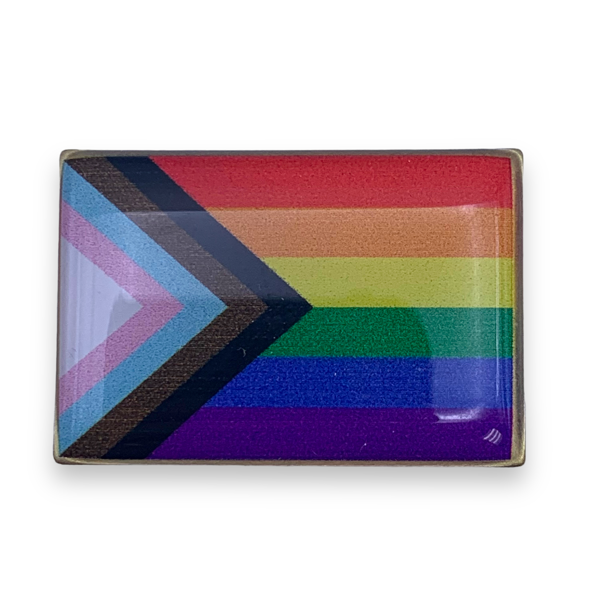 Diversity Rainbow Flag LGBTQ+ Lapel Pin Made in USA | Stockpins.com