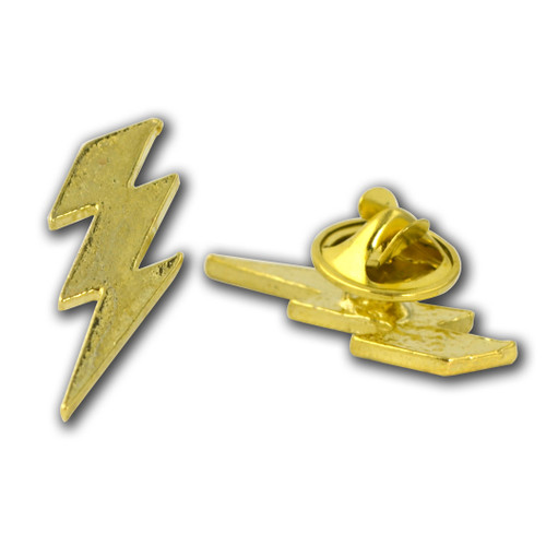 Lightning Bolt Lapel Pin | Lightning Bolt Apparel | StockPins.com