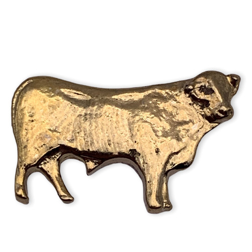 Cow lapel pin | Steer, farming pins | StockPins.com