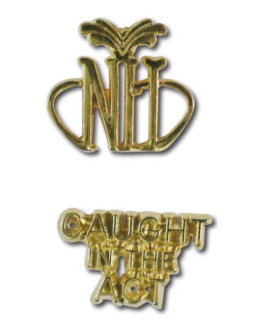 Custom cut out letter pins | StockPins.com
