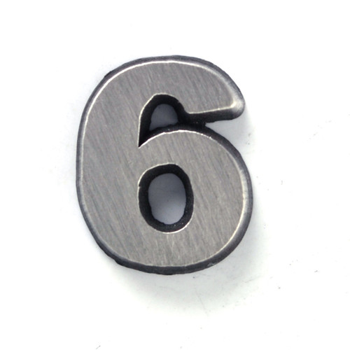 NUMBER 6 Six LAPEL PIN | STOCKPINS.COM