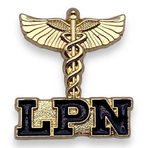 LPN Licensed Practical Nurse Lapel pin | StockPins.com