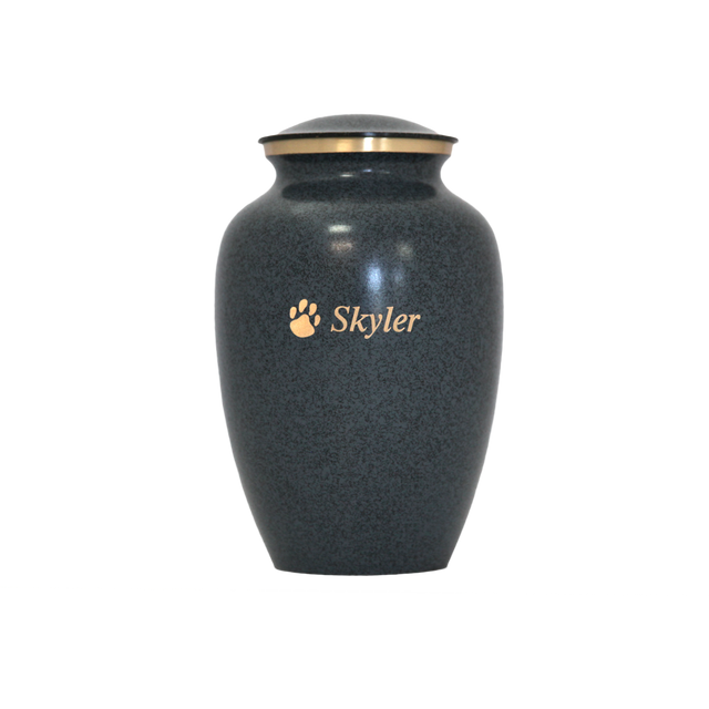 PR61 Slate Urn - Paws and Remember, LLC