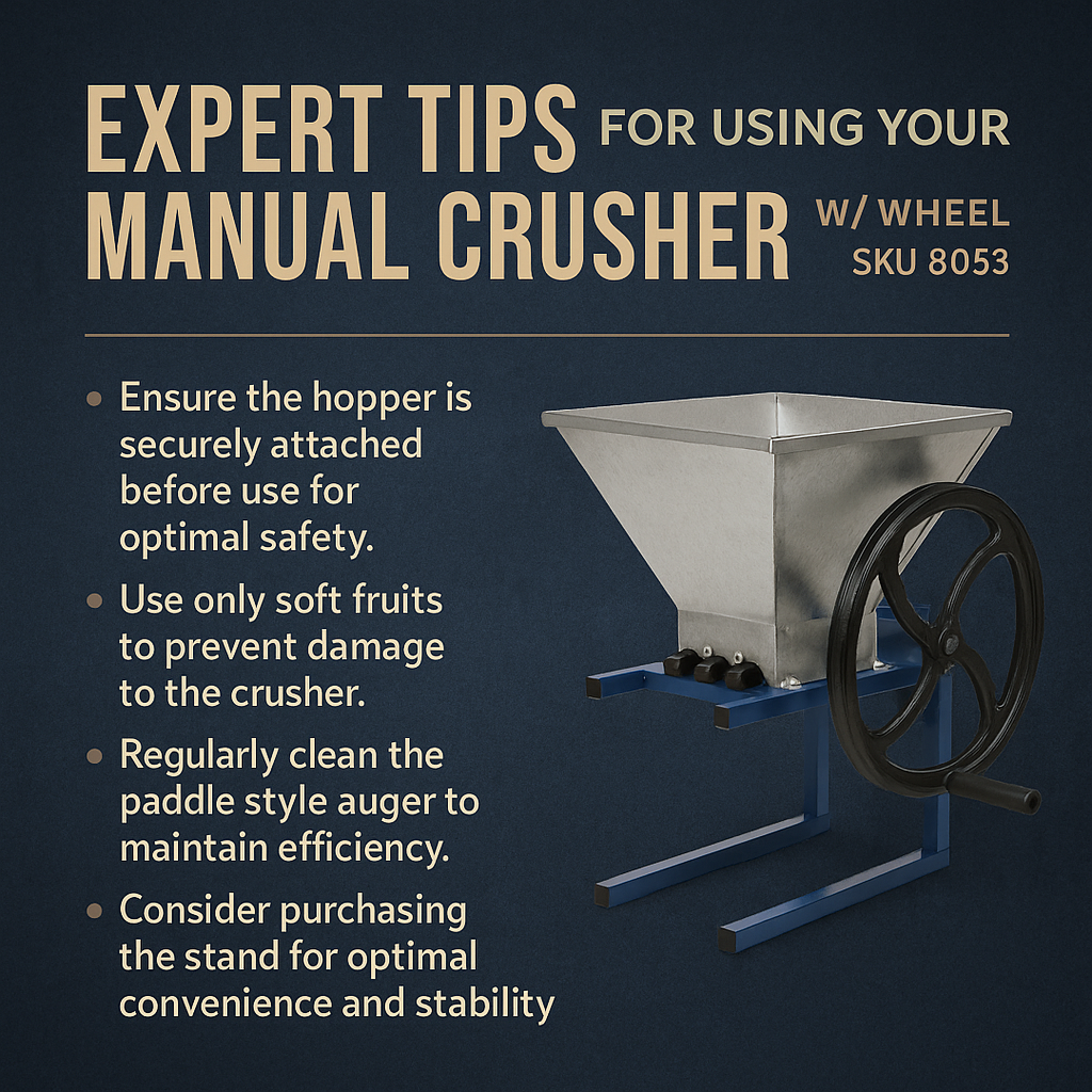 Manual Crusher w/ Wheel