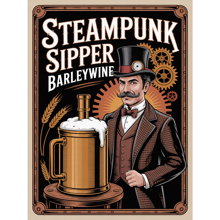 Steampunk Sipper Barleywine Beer Kit – Extract