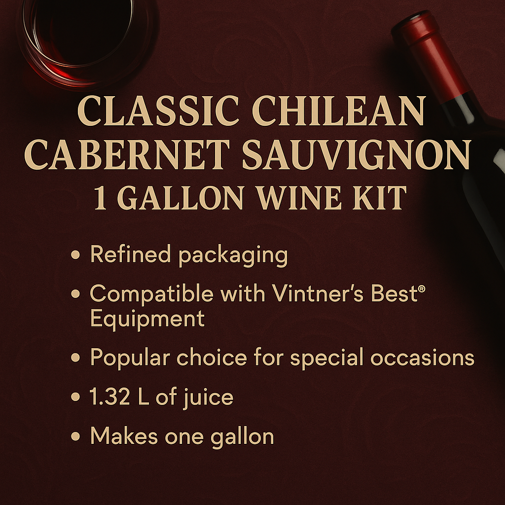 Classic Chilean Cabernet Sauvignon 1 Gallon Wine Kit