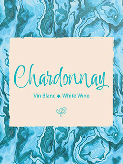 Chardonnay Wine Labels 30 ct, Brand: LD Carlson