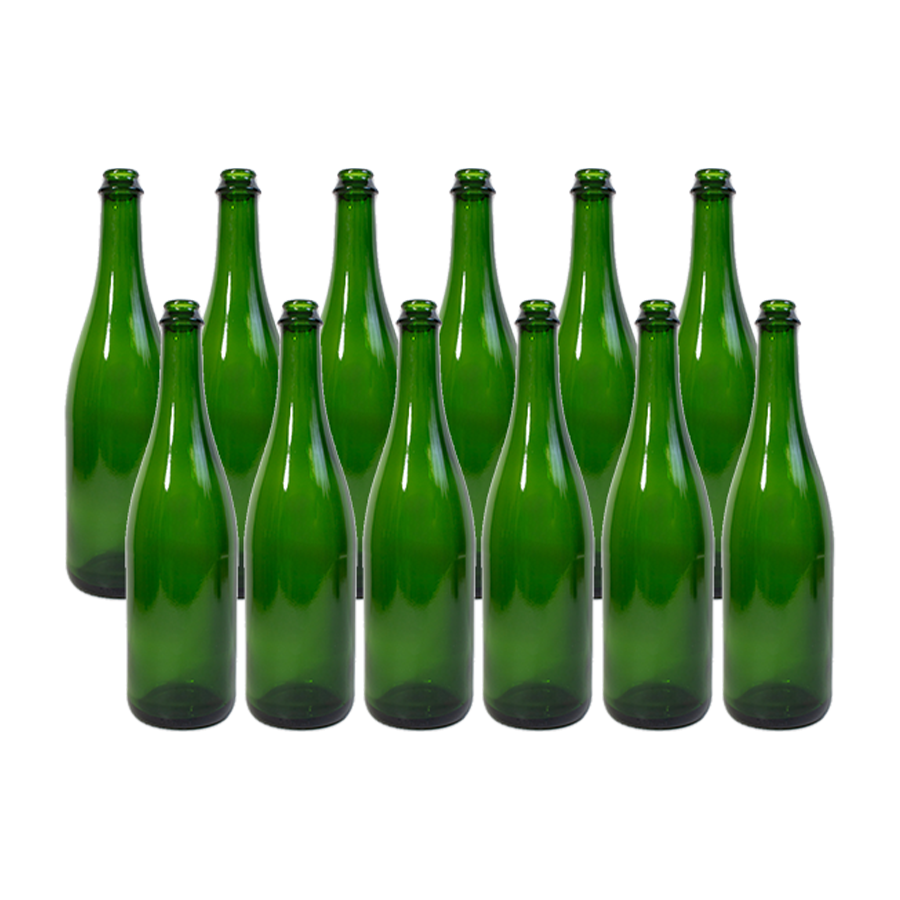Clear 750 mL Wine Bottles - 12/Case