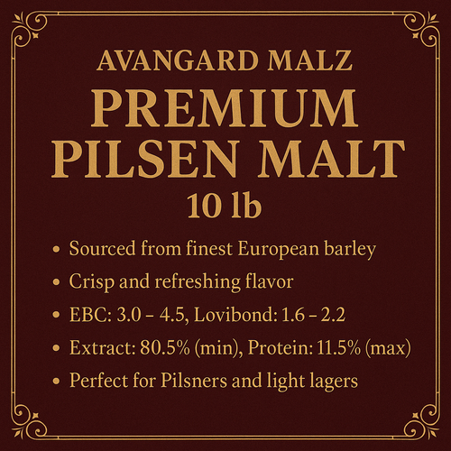 Avangard Malz Premium Pilsen Malt 10 lb