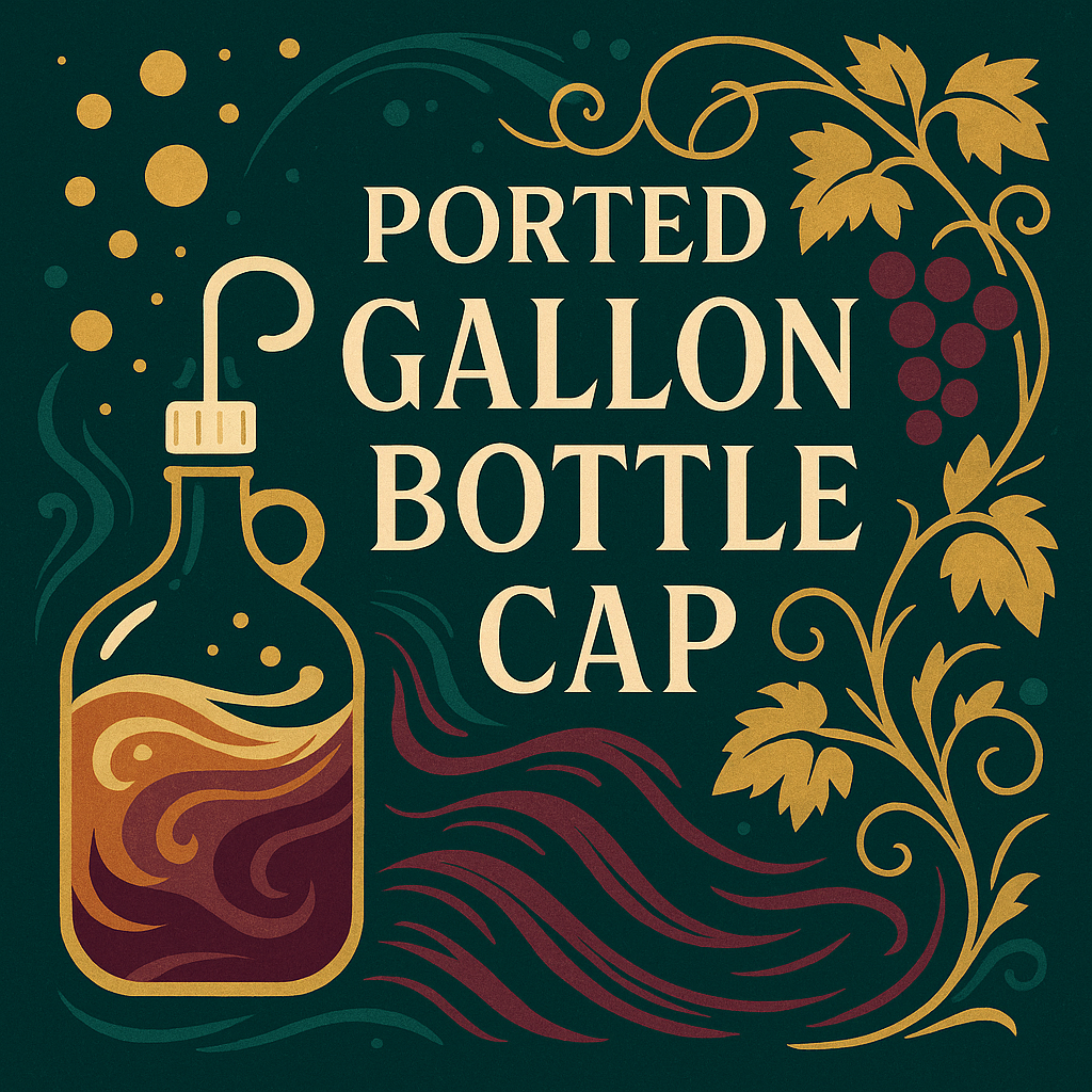 Ported Gallon Bottle Cap - Label Peelers