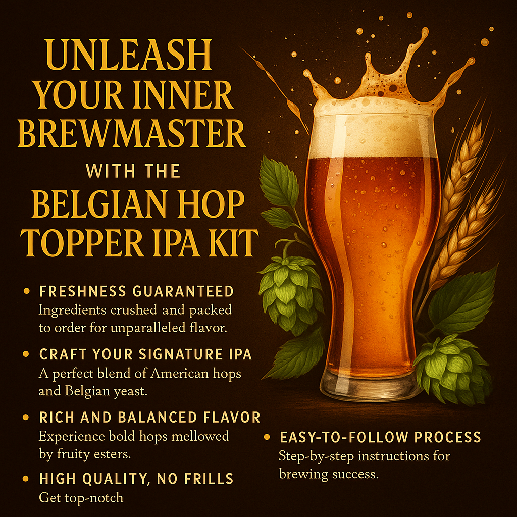 Belgian Hop Topper IPA Beer Kit
