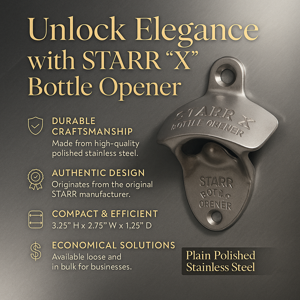 Plain Polished Stainless Steel Bottle Opener