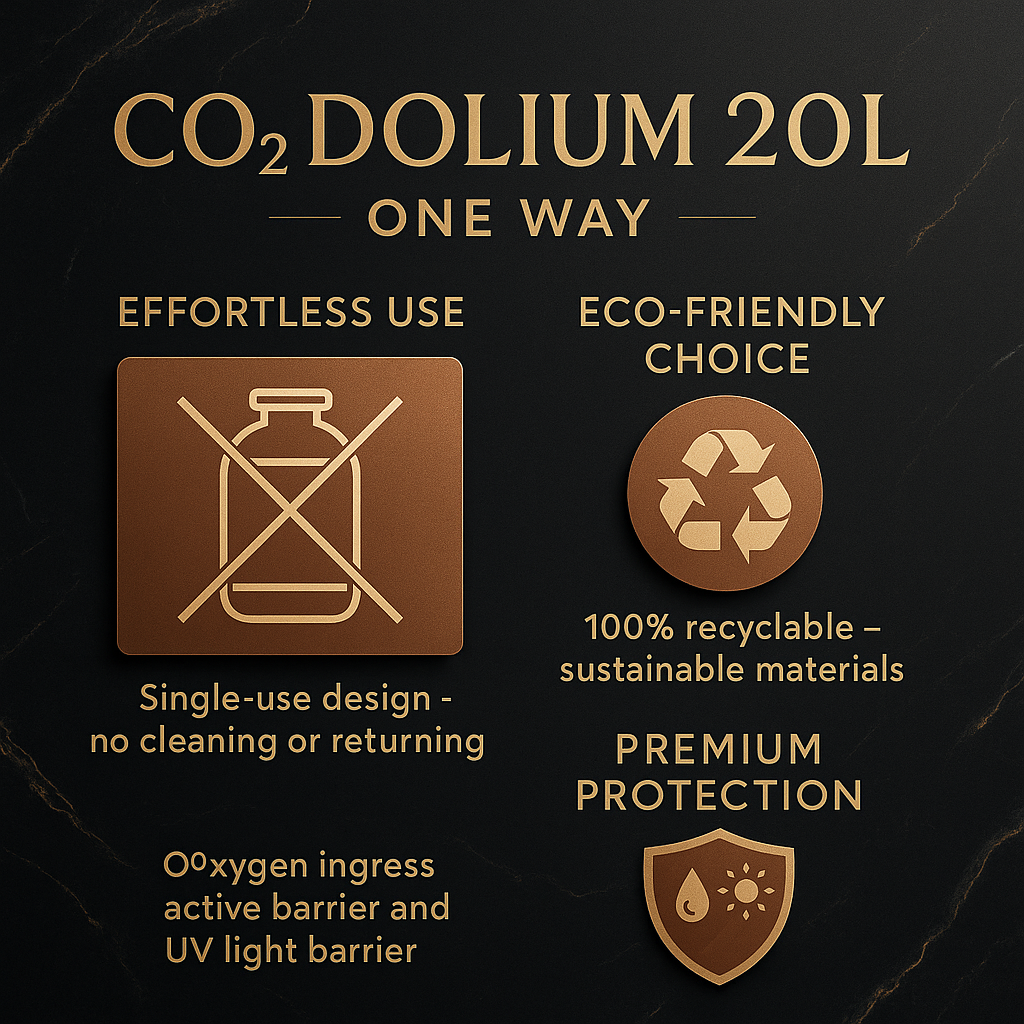 CO2 Dolium 20L Keg - One Way