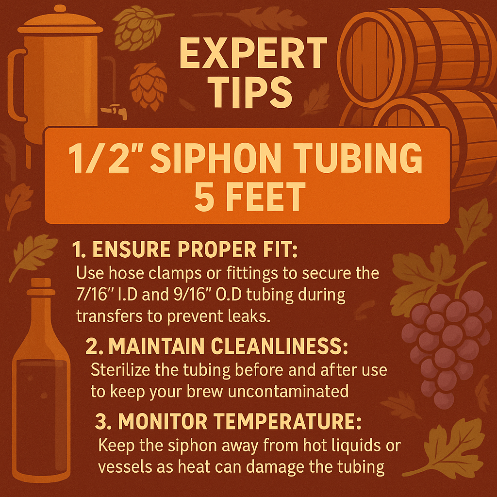 1/2" Siphon Tubing 5 feet