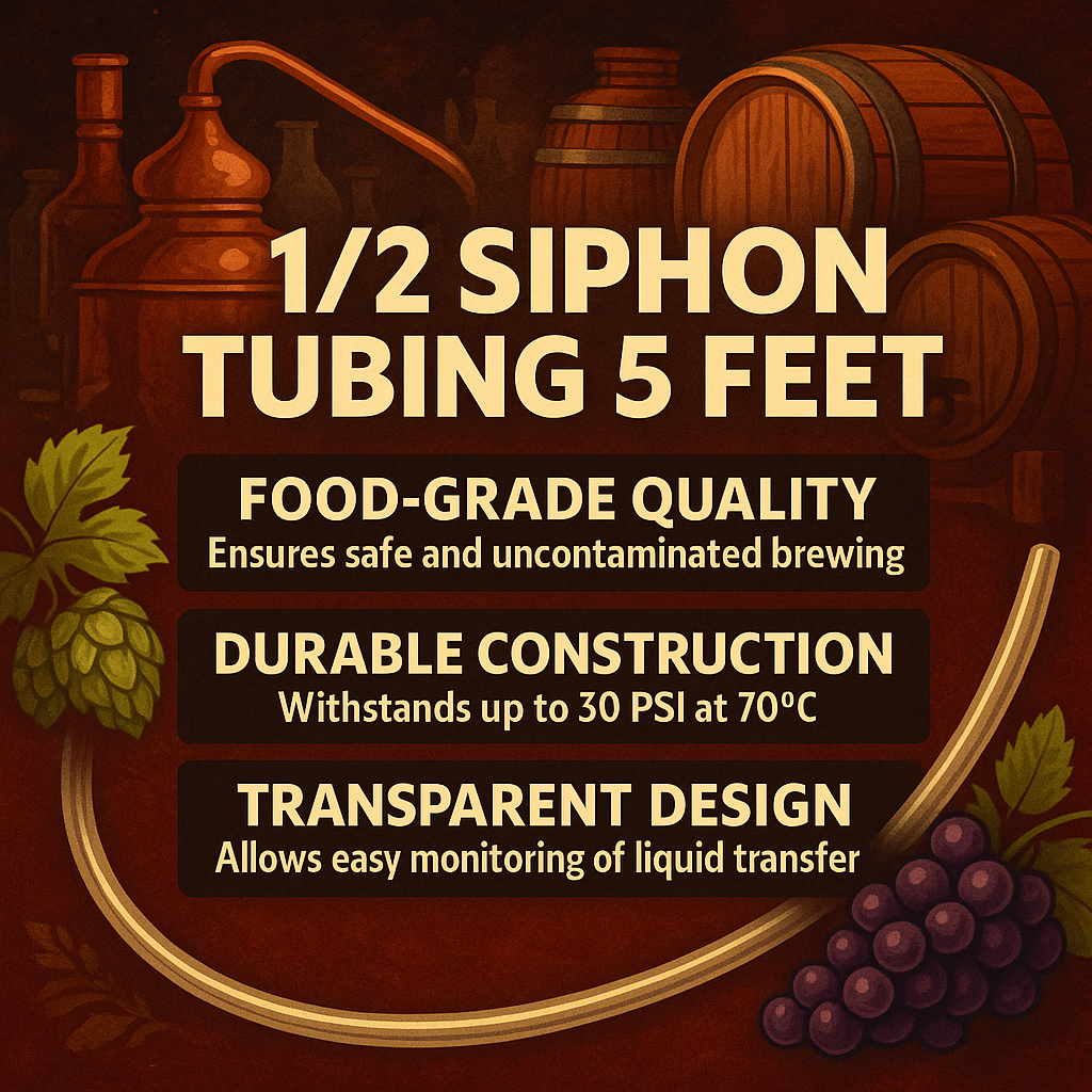 1/2" Siphon Tubing 5 feet