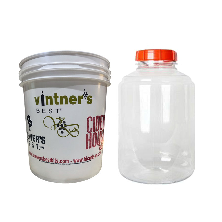 7 Gallon FerMonster Wide Mouth Carboy and 7.9 Gallon Fermenter with Lid Bundle