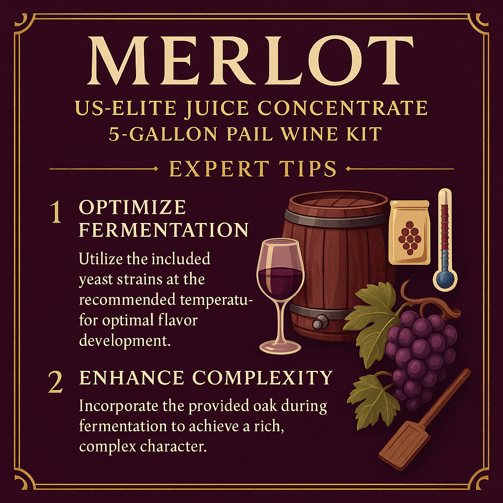 Merlot US Elite Juice Concentrate 5-Gallon Pail