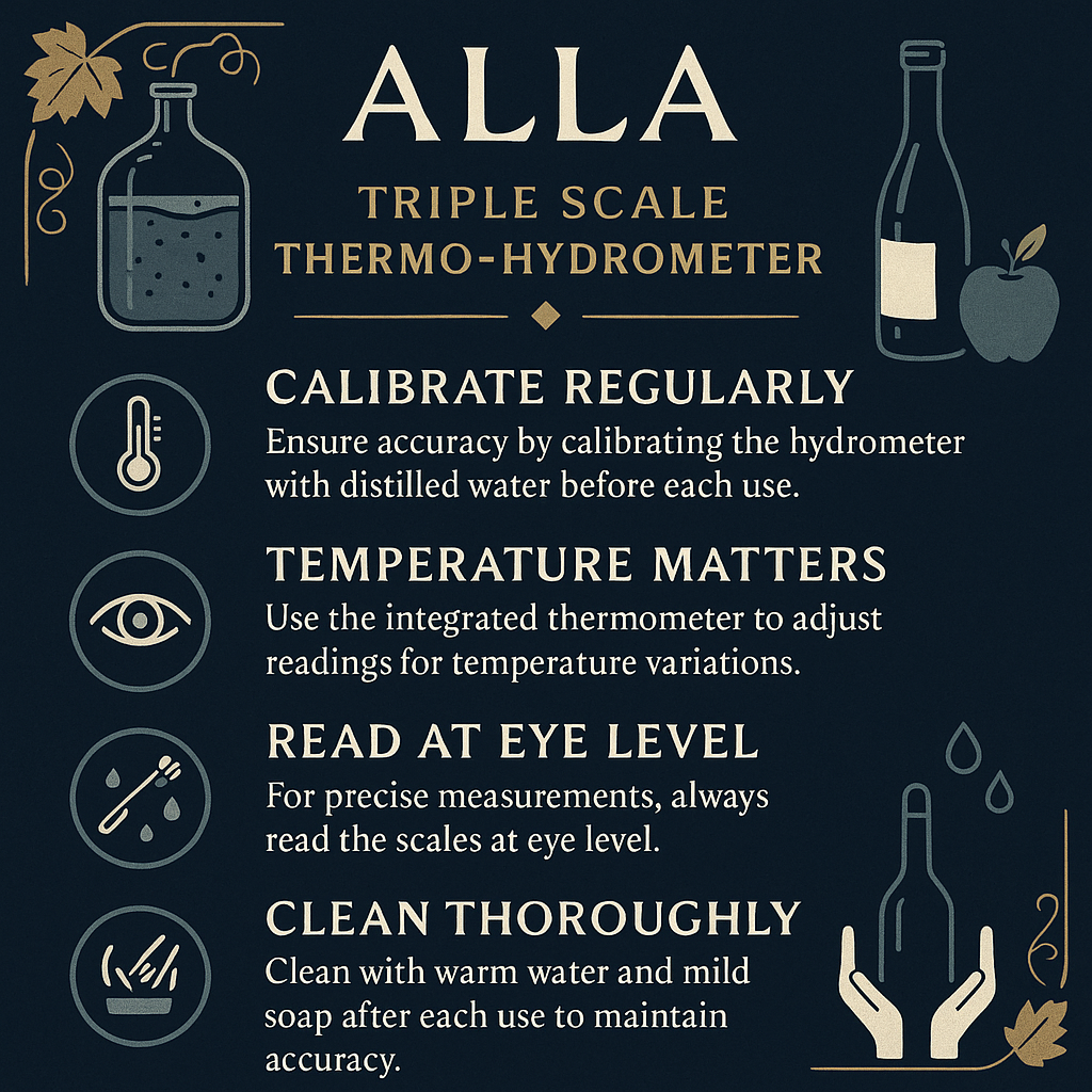ALLA – Triple Scale Thermo-Hydrometer