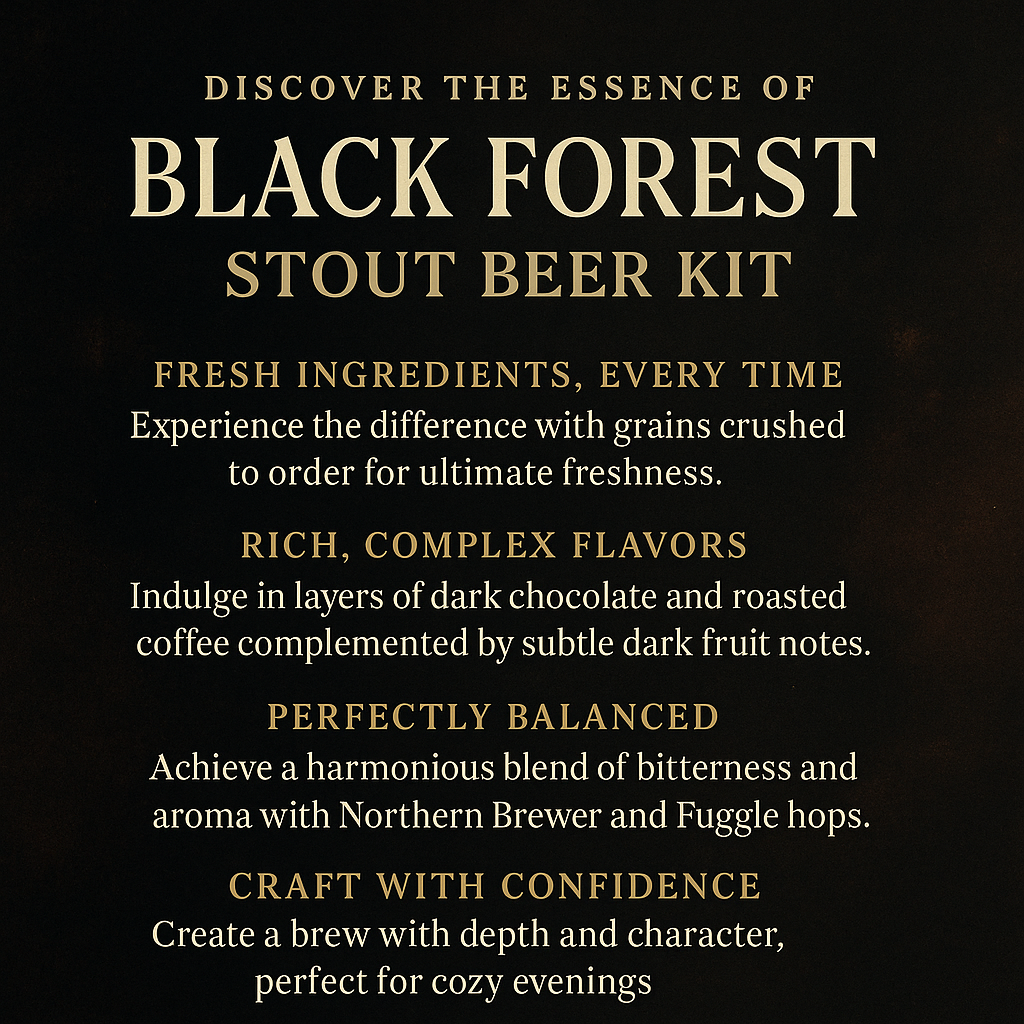 Black Forest Stout Beer Kit - All Grain