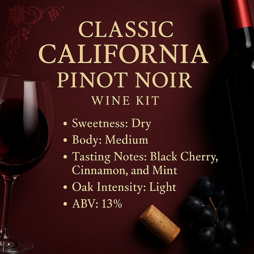Classic California Pinot Noir Wine Kit