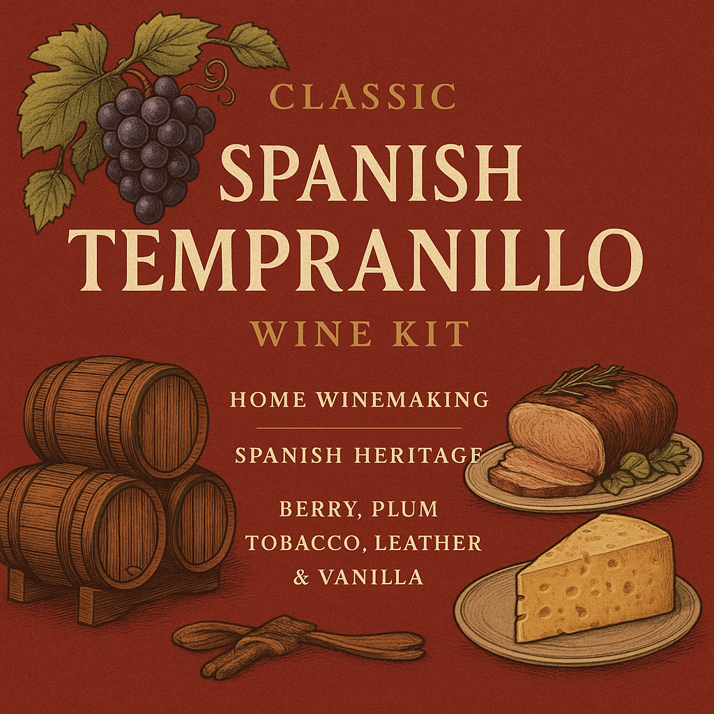 Classic Spanish Tempranillo Wine Kit