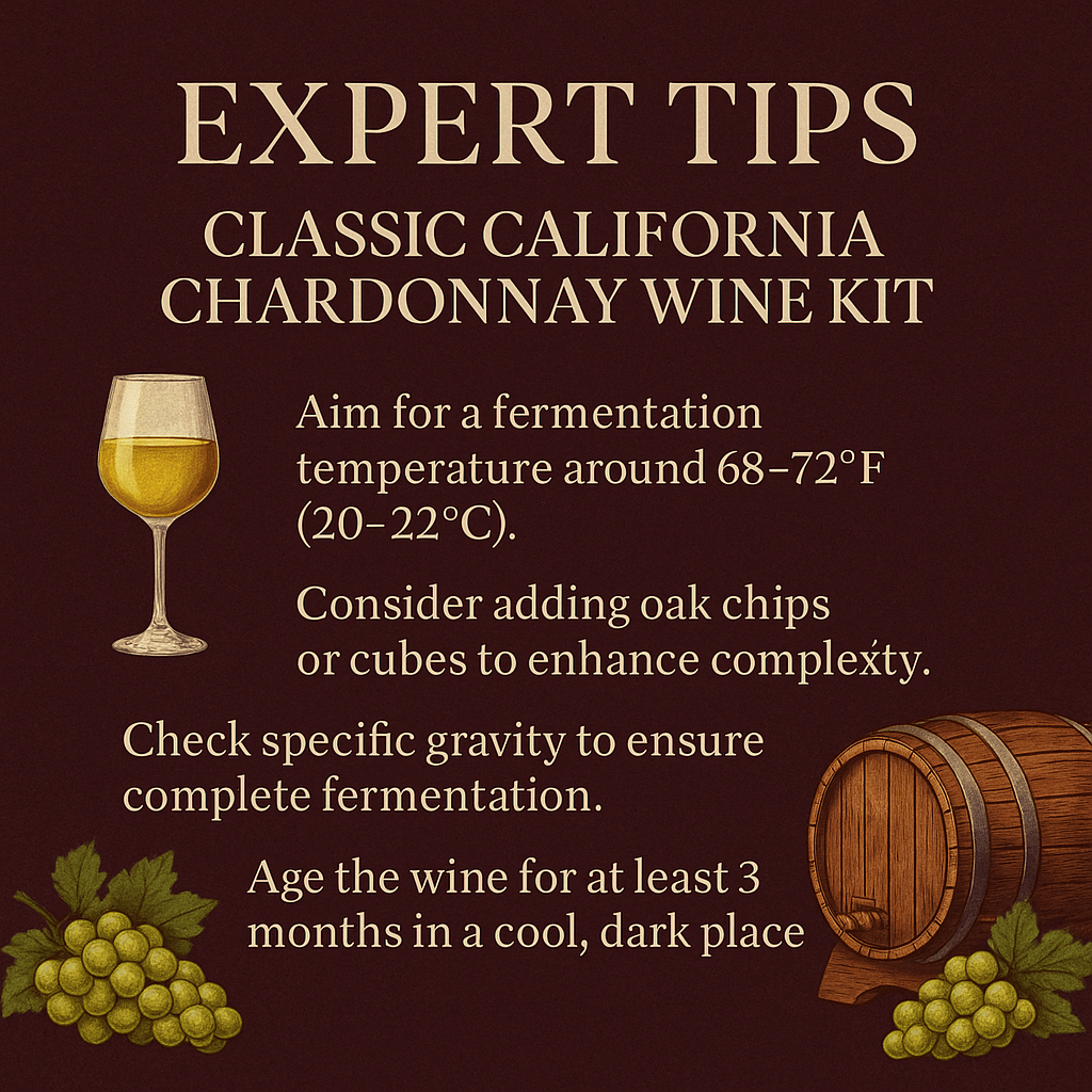 Classic California Chardonnay Wine Kit