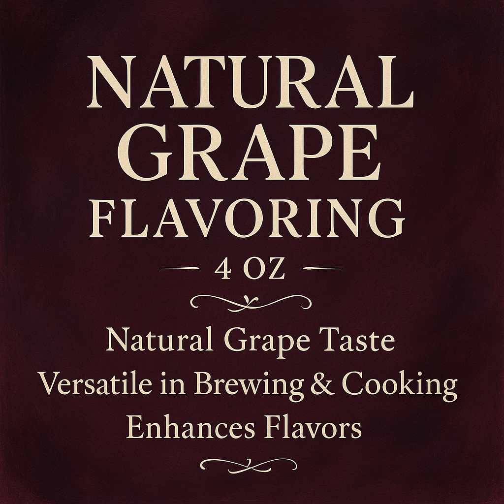 Natural Grape Flavoring 4 oz