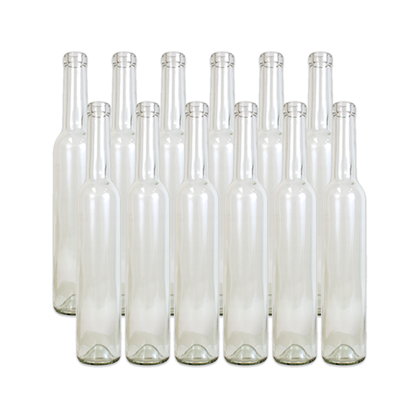 Clear Bellissima Bottles 375 mL - 12/Case