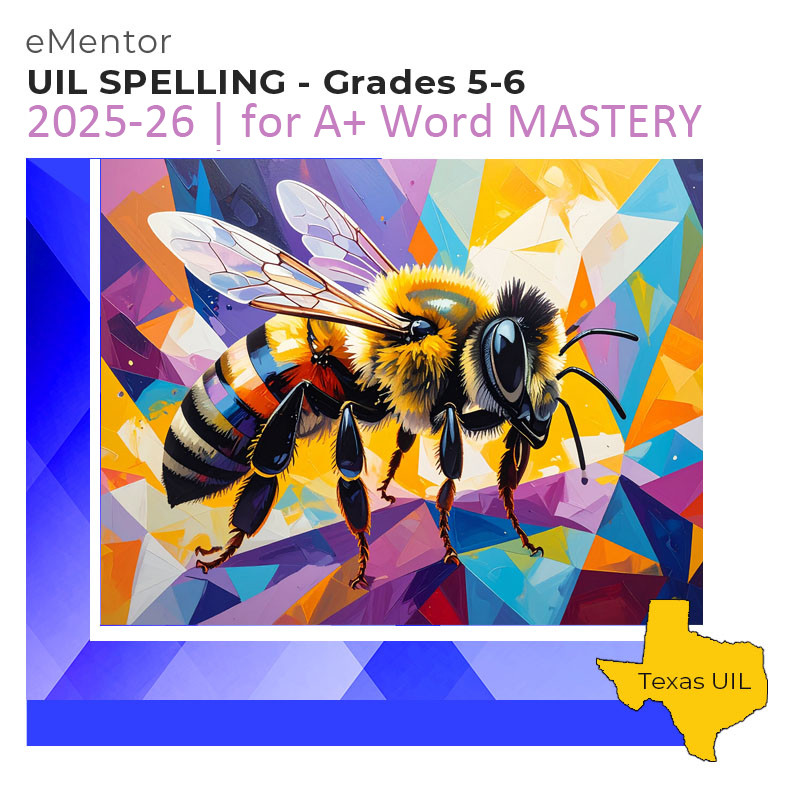 UIL/PSIA A+ Spelling eMentor | Hexco