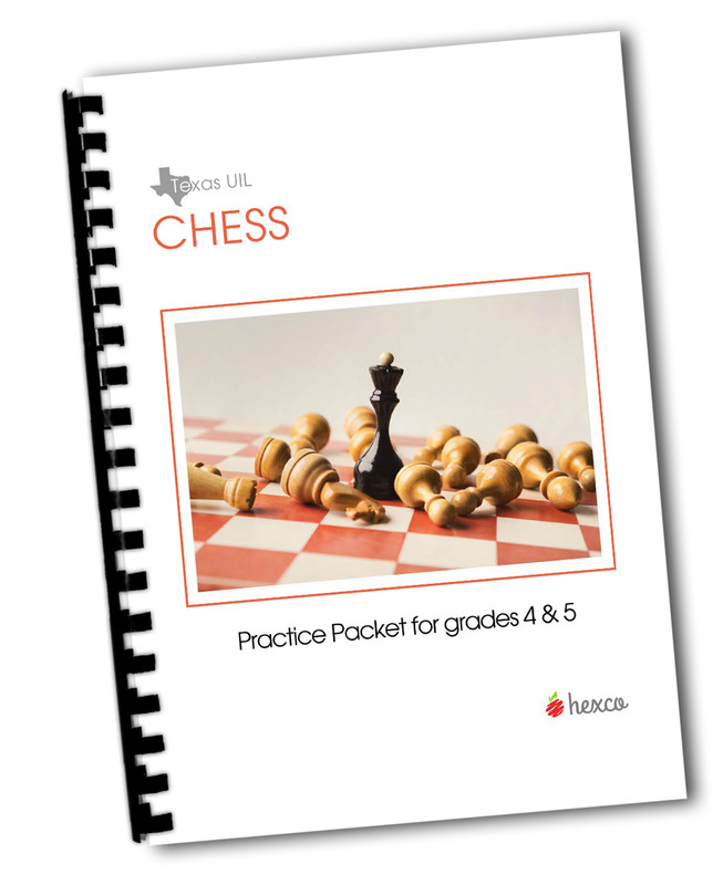 UIL Chess Puzzle Practice Packet | Grades 4-5 and 6-8