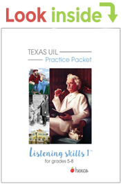 UIL Listening Practice Packets | PSIA Listening | Contest Prep Materials