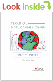 UIL Maps, Graphs & Charts Practice Packets | Hexco