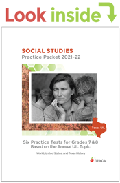 UIL Social Studies Contest Practice Packets: Lower Grades | Hexco