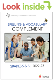 UIL Spelling Complement: 3-4, 5-6, 7-8 grades | Hexco
