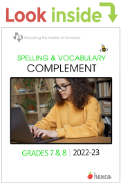 UIL Spelling Complement: 3-4, 5-6, 7-8 grades | Hexco