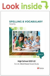 UIL Vocab eMentor-Spelling and Vocabulary Tests