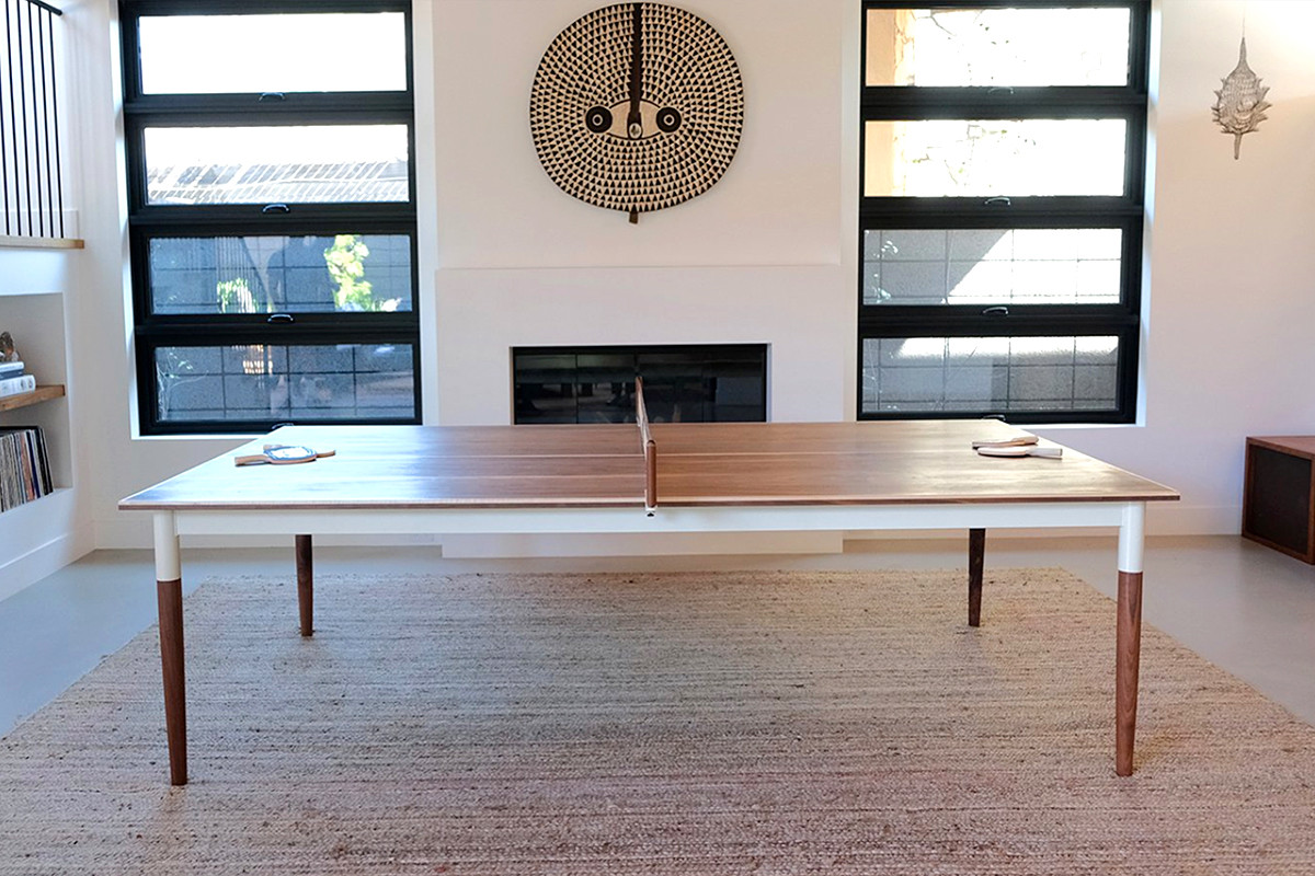 Squoval Indoor Ping Pong Table by SW Studios for Jack Game Room