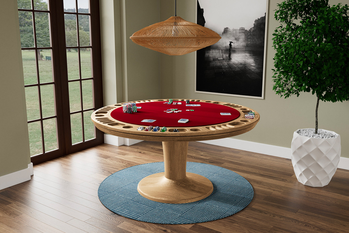 Sonoma Custom Reversible Poker Table | Jack Game Room